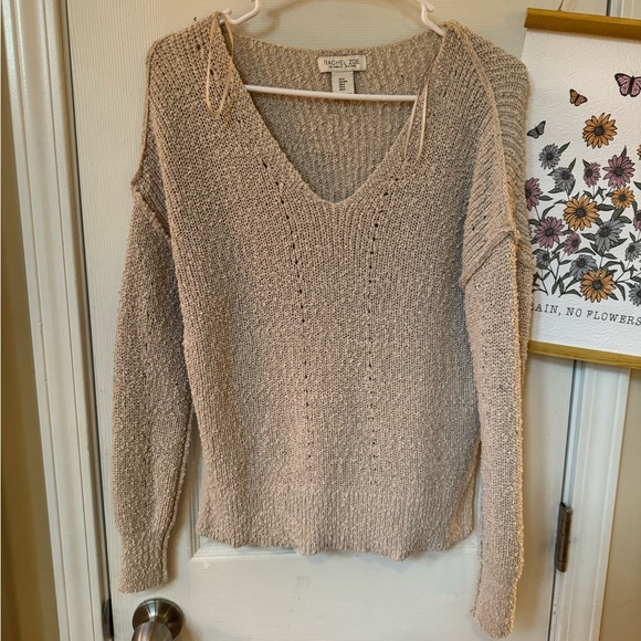 Rachel Zoe | Sweaters | Tan Oatmeal Sweater | Poshmark